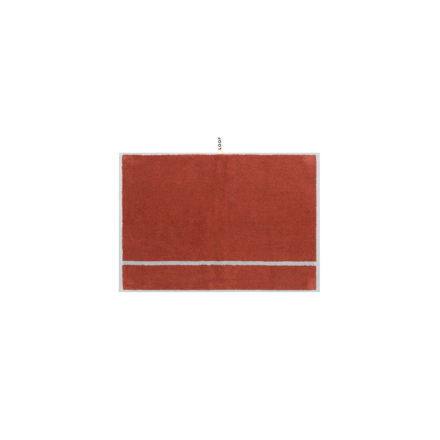 Hand Towel - Terracotta/Stone - Simple Stripe – Kmode Interiors