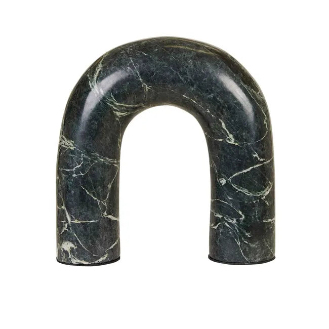 Rufus Arch Sculpture - Spider Green Marble – Kmode Interiors