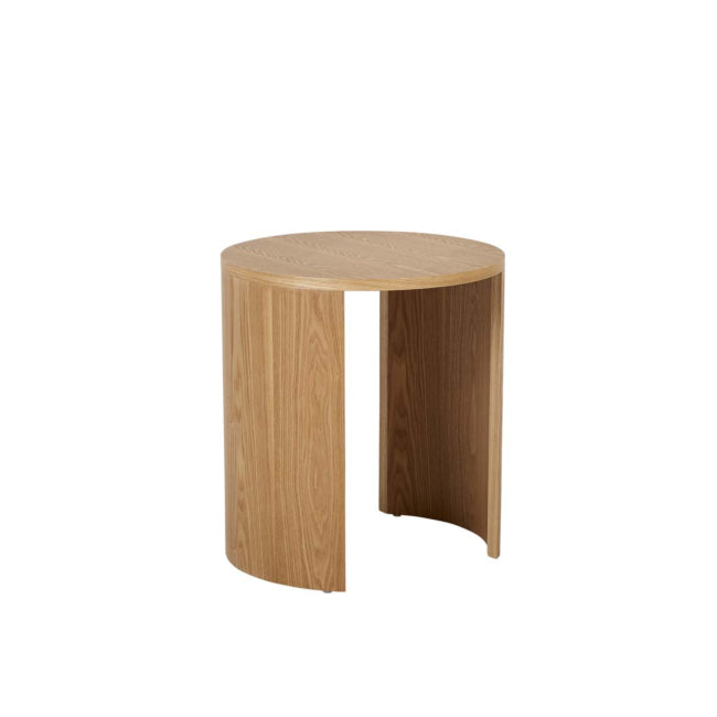 Oberon Crescent Side Table - Natural Ash – Kmode Interiors