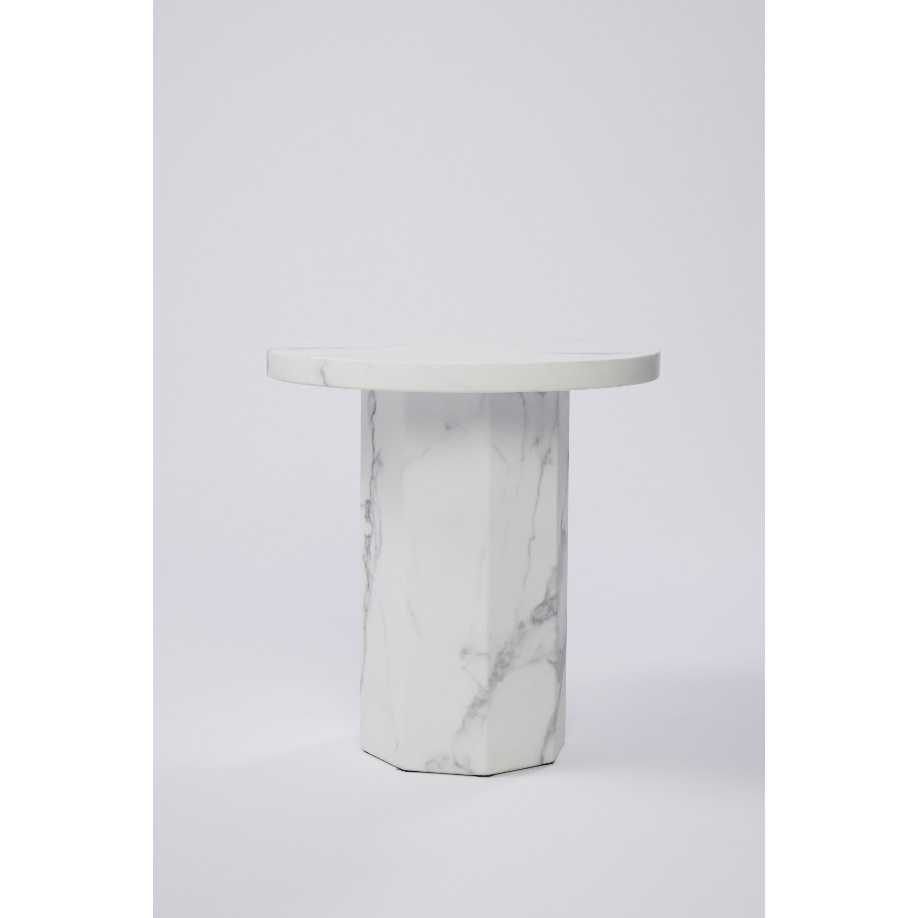 Marcel Side Table - White – Kmode Interiors