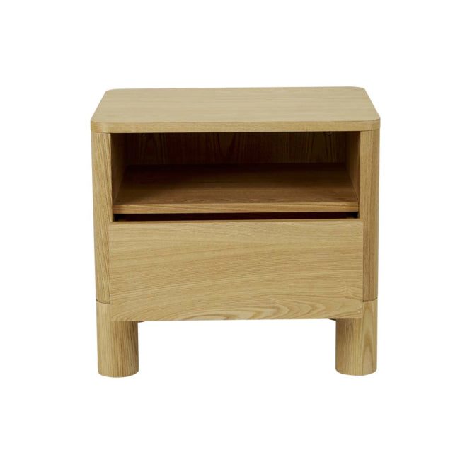 Artie Open Bedside - Natural Ash – Kmode Interiors