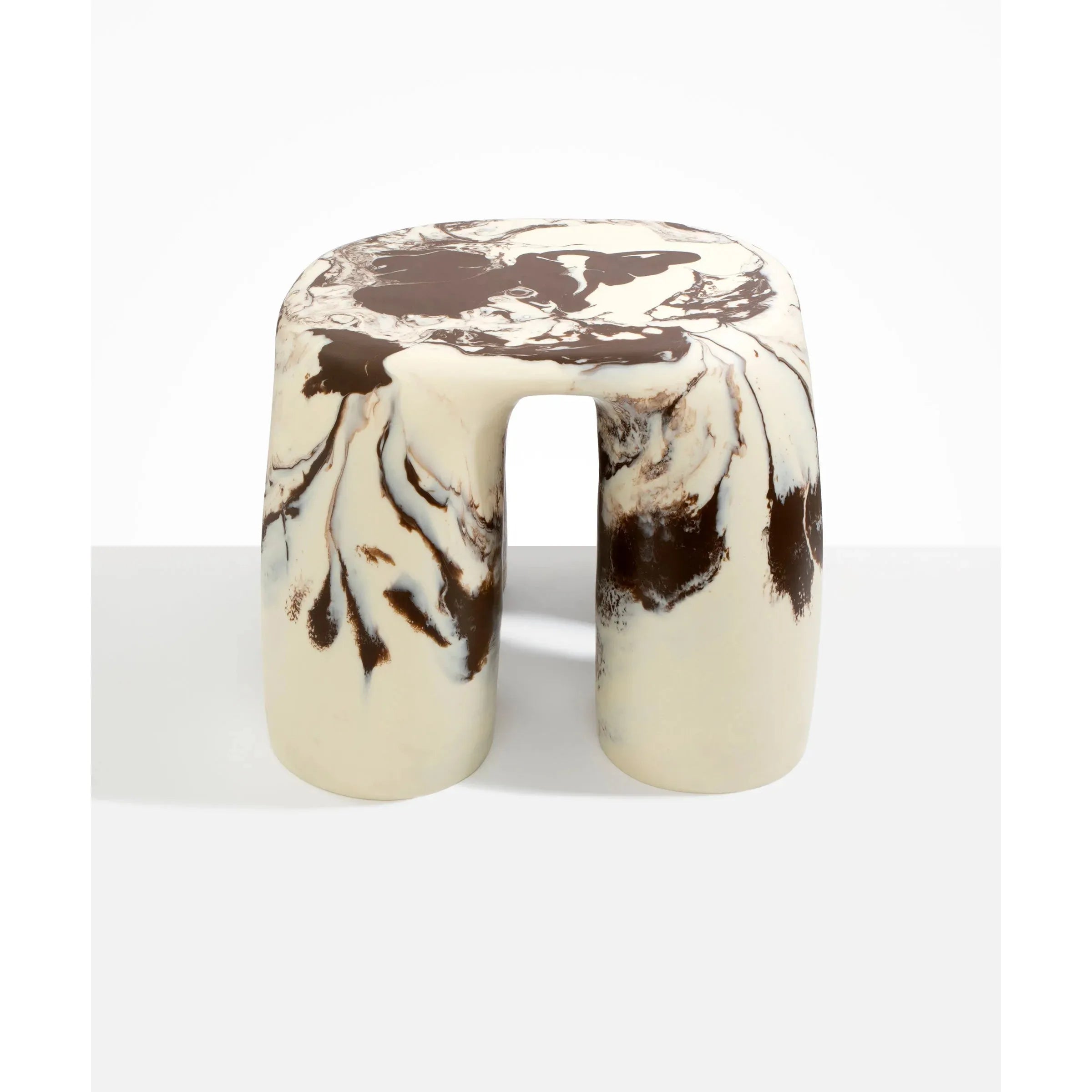 4 Leg Rock Tower Table - Cappuccino – Kmode Interiors