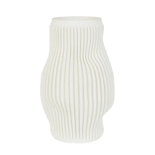 Forme Fluid Vase - Ivory – Kmode Interiors