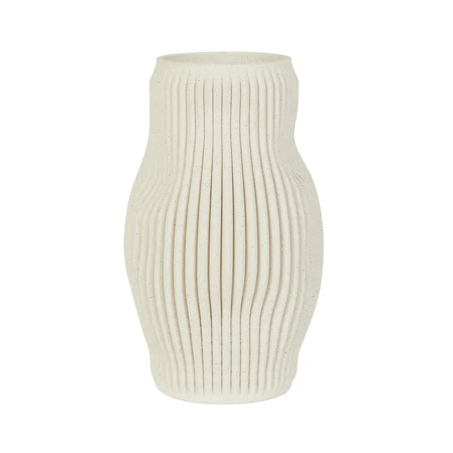 Forme Fluid Vase - Cream – Kmode Interiors