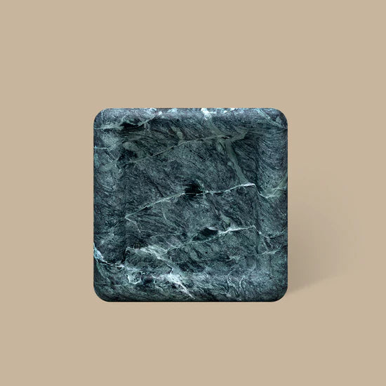 Halo Square Tray - Verde Alpi Marble – Kmode Interiors